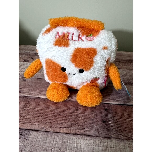Kellytoy | Toys | Palmer The Peach Milk Carton Moo Bum Bumz Plush ...